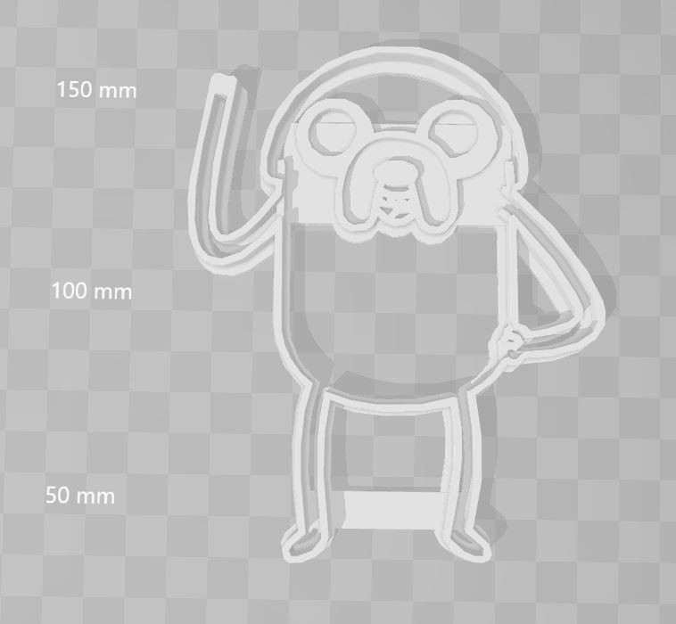 Archivo STL jake adventure time cookie cutter 🍪・Plan de impresora 3D ...
