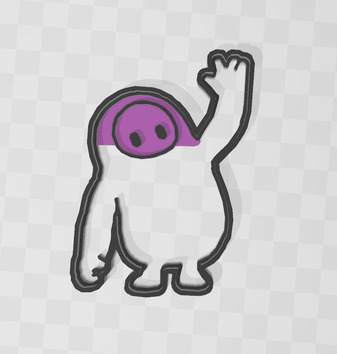 STL file Fallguys cookie・3D printable model to download・Cults