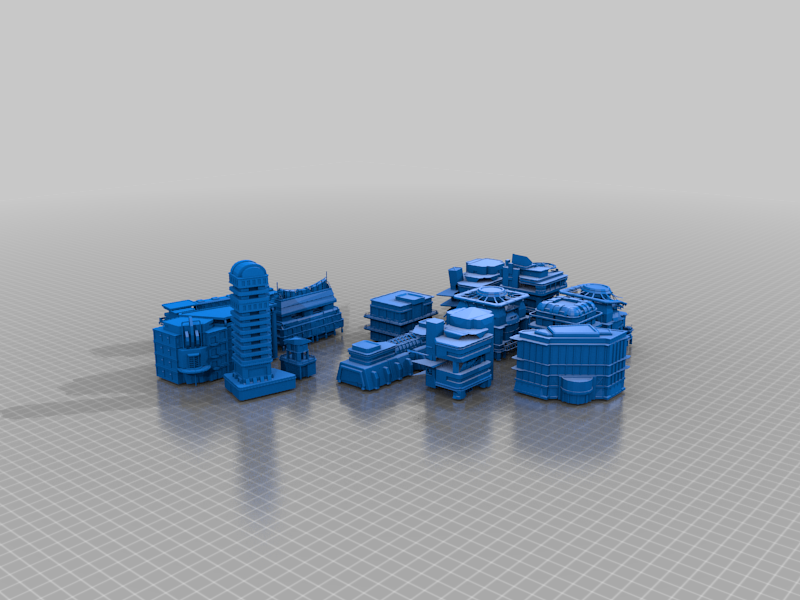 Free STL file River City Buildings Collection - Author Unknown 🏙️・3D ...