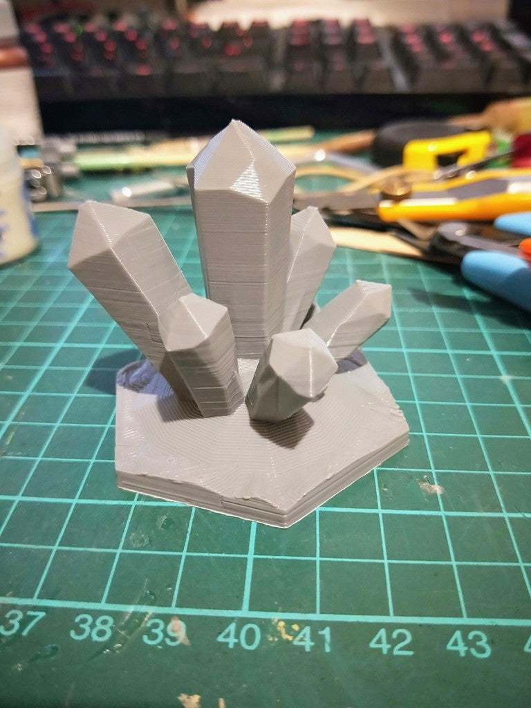Free STL file Shadespire Crystal Cluster Hex・3D printer design to ...