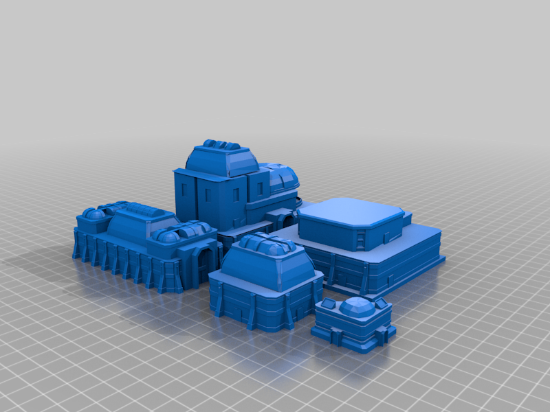 Free STL file River City Buildings Collection - Author Unknown 🏙️・3D ...