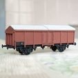 Download free STL file DB wagon with sliding roof 1:87 (H0) • 3D ...