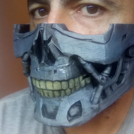 Descargar modelo 3D T-800 Mask Covid19 ・ Cults