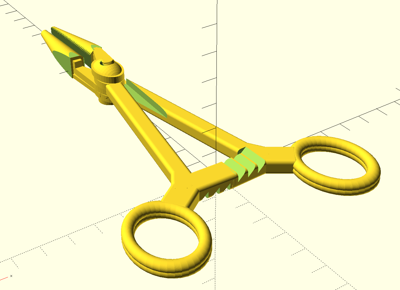 Free STL file Fully 3D Printed Locking Forceps / Hemostats with ...