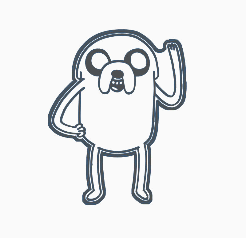 Jake The Dog Drawing