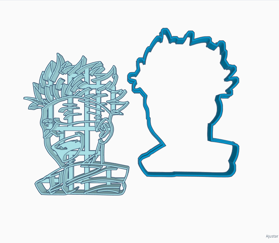 STL file SATORU GOJO COOKIE CUTTER JUJUTSU KAISEN・3D print object to ...