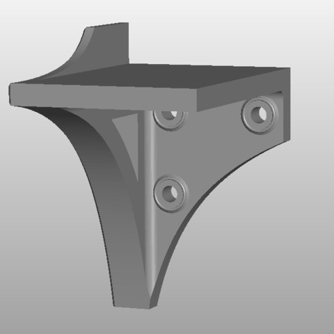 Download free 3D printer designs Shelf Brackets for Removable Shelves ...