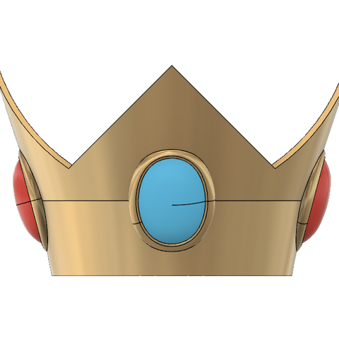 Download STL Princess Peach Crown ・ Cults