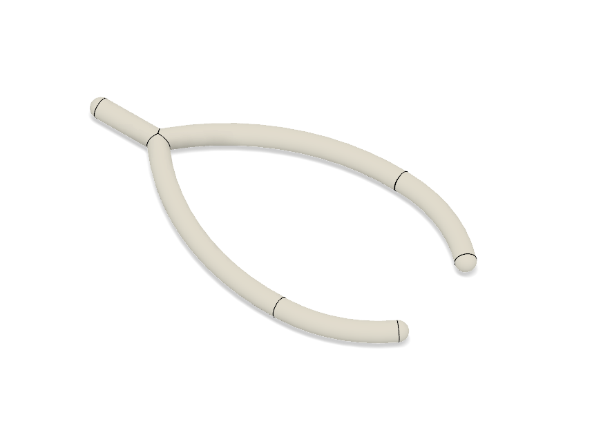 Free STL file Free Simple Wishbone・3D printable design to download・Cults