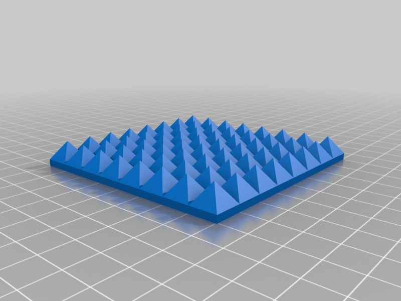 Free 3D file Acoustic foam 🧞‍♂️・3D printing design to download・Cults