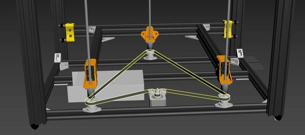 Free STL file M-Bot, 400x300x400mm Build Volume, 3 leadscrews, Titan ...