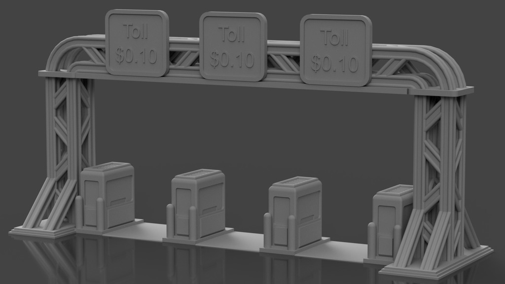 Archivo 3D gratis Cabina de peaje de Gaslands・Modelo para descargar y imprimir en 3D・Cults
