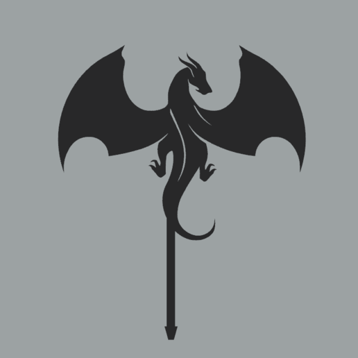 Download STL file TOPPER DRAGON • Design to 3D print ・ Cults