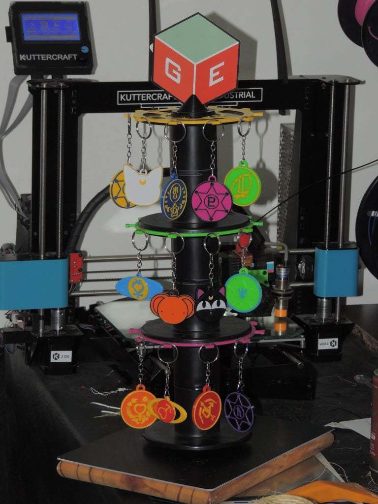 Free STL file Sampler/Stand with 3n3 rolls・3D printable model to ...