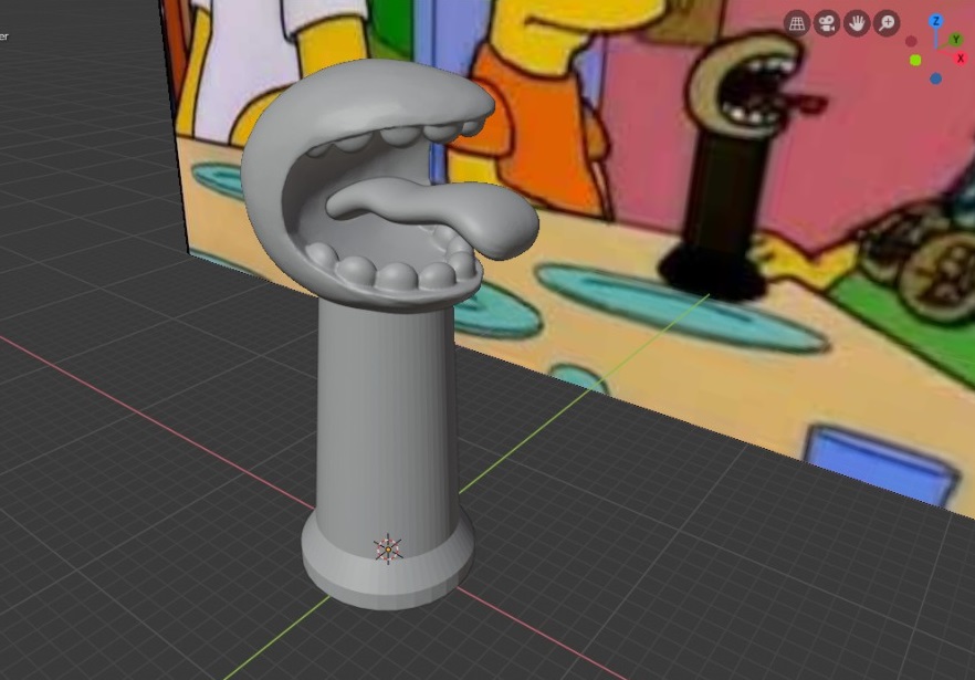 Файл STL The Simpsons Burping Trophy - конкурс отрыжки 🏆・Модель для ...