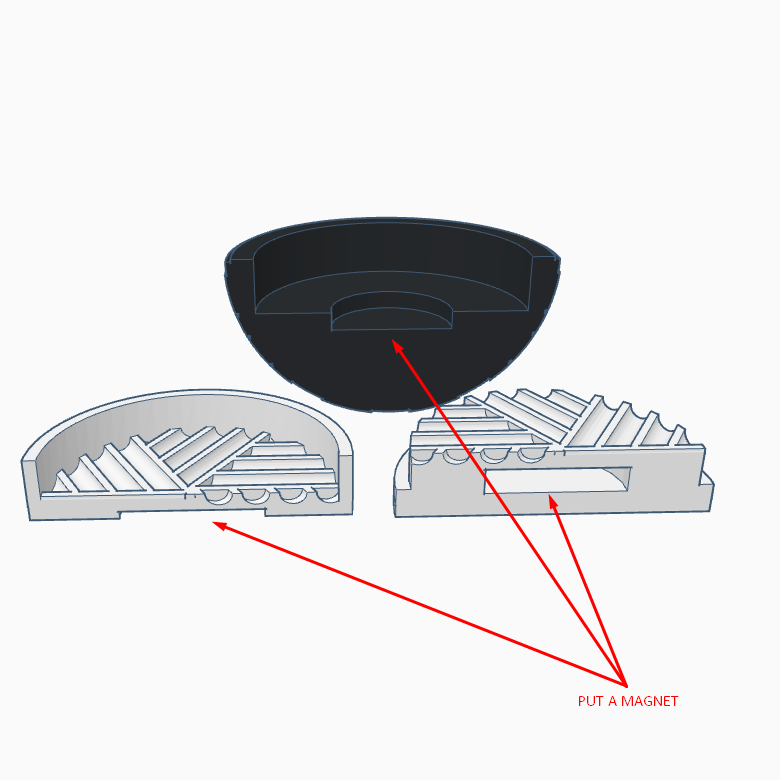 Archivo STL GHOST GRINDER - PAC MAN V2・Objeto para impresora 3D para ...
