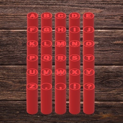 Download STL file FILTER TIPS - 30 ALPHABETICAL PACK! • 3D printer ...