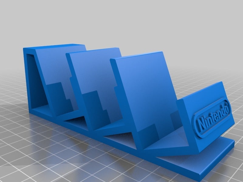 Download free STL file Nintendo Game Cartridge Display Stand 3 Slot ...