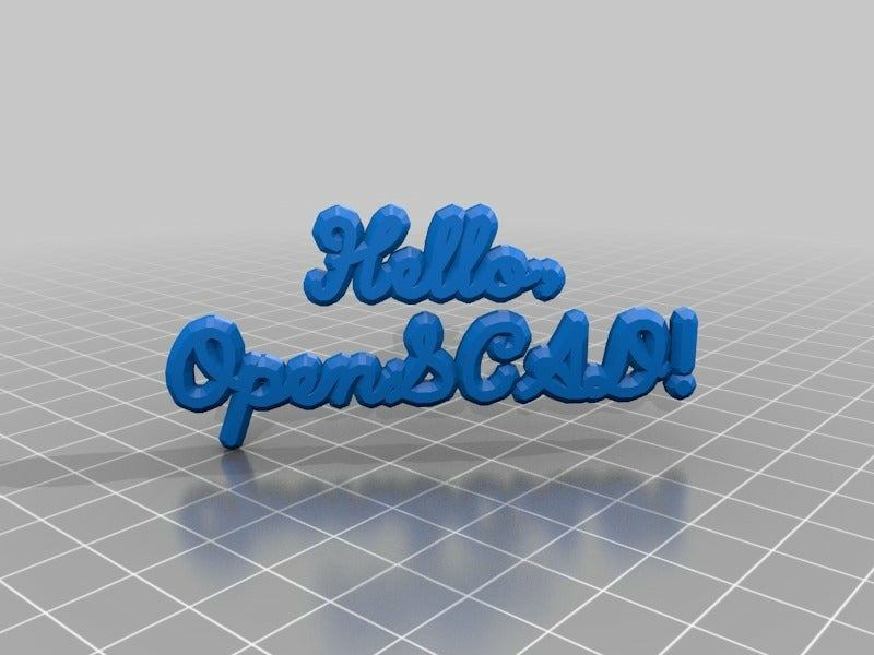Free STL file Hershey fonts for OpenSCAD・3D printable object to ...