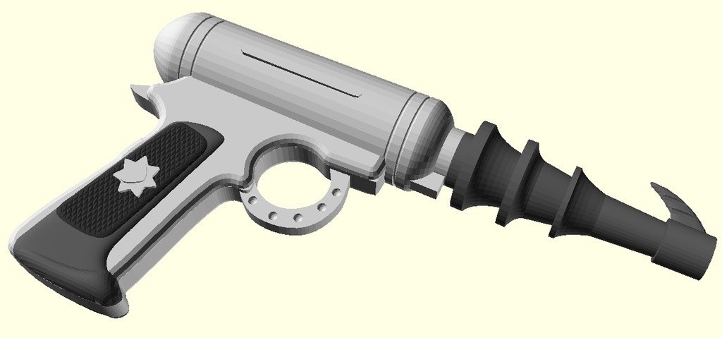 Free STL file Captain Proton's ray gun and jetpack controller・3D ...