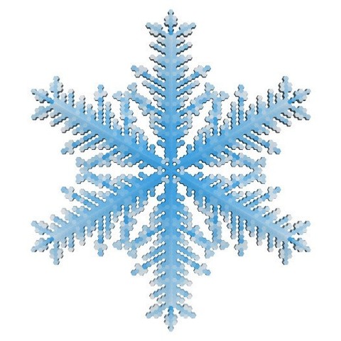 Download free 3D printer templates Snowflake growth simulation in ...