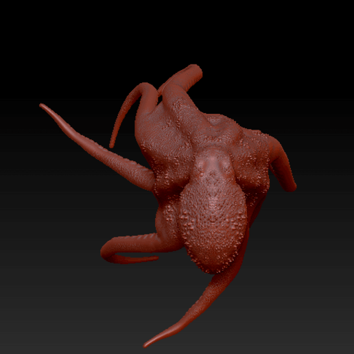 Download OBJ file Realistic Octopus • Design to 3D print ・ Cults