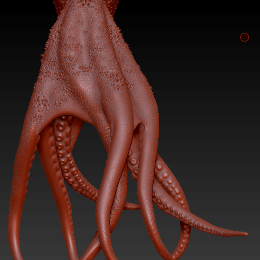 Download OBJ file Realistic Octopus • Design to 3D print ・ Cults