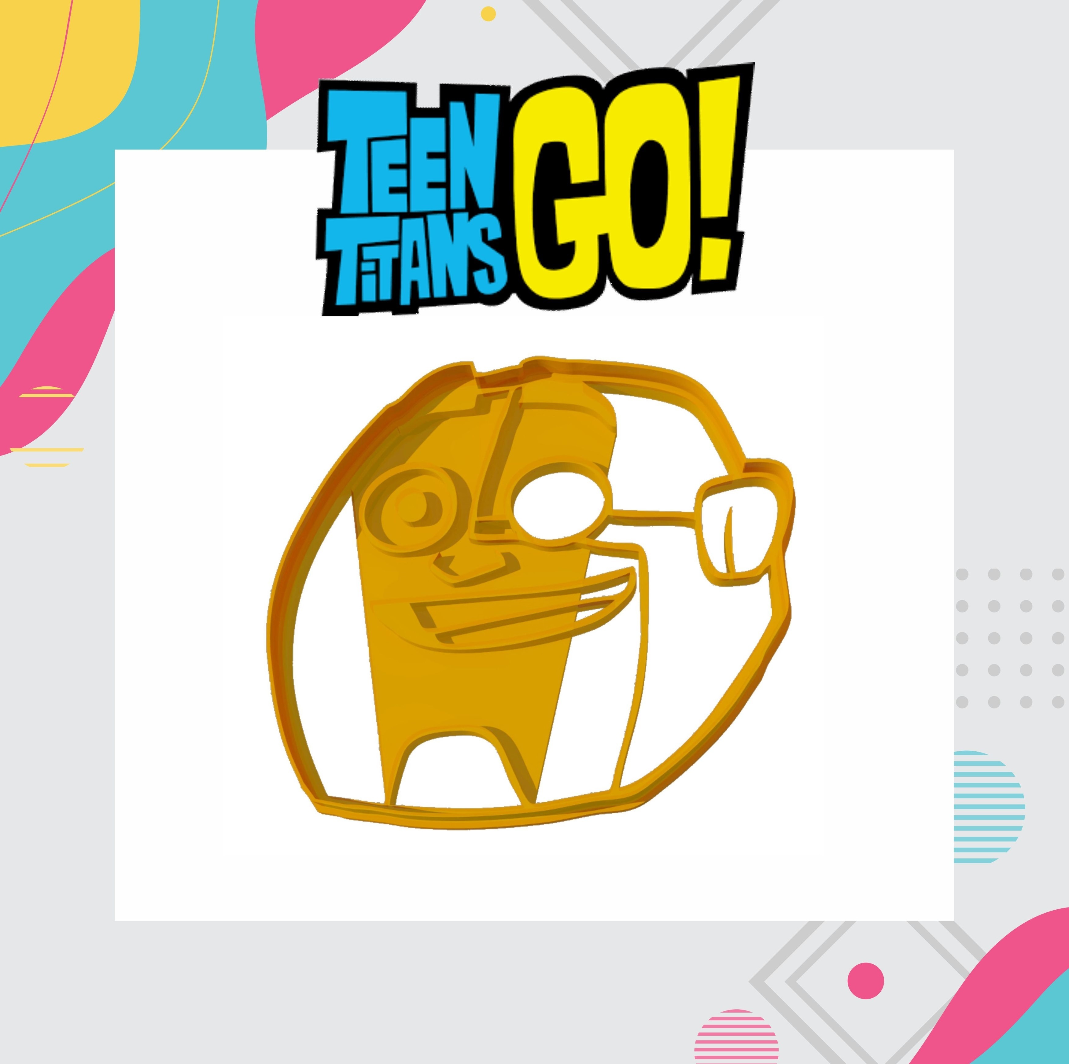 STL file TEEN TITANS GO - - YOUNG TITANS - COOKIE CUTTER・3D print ...