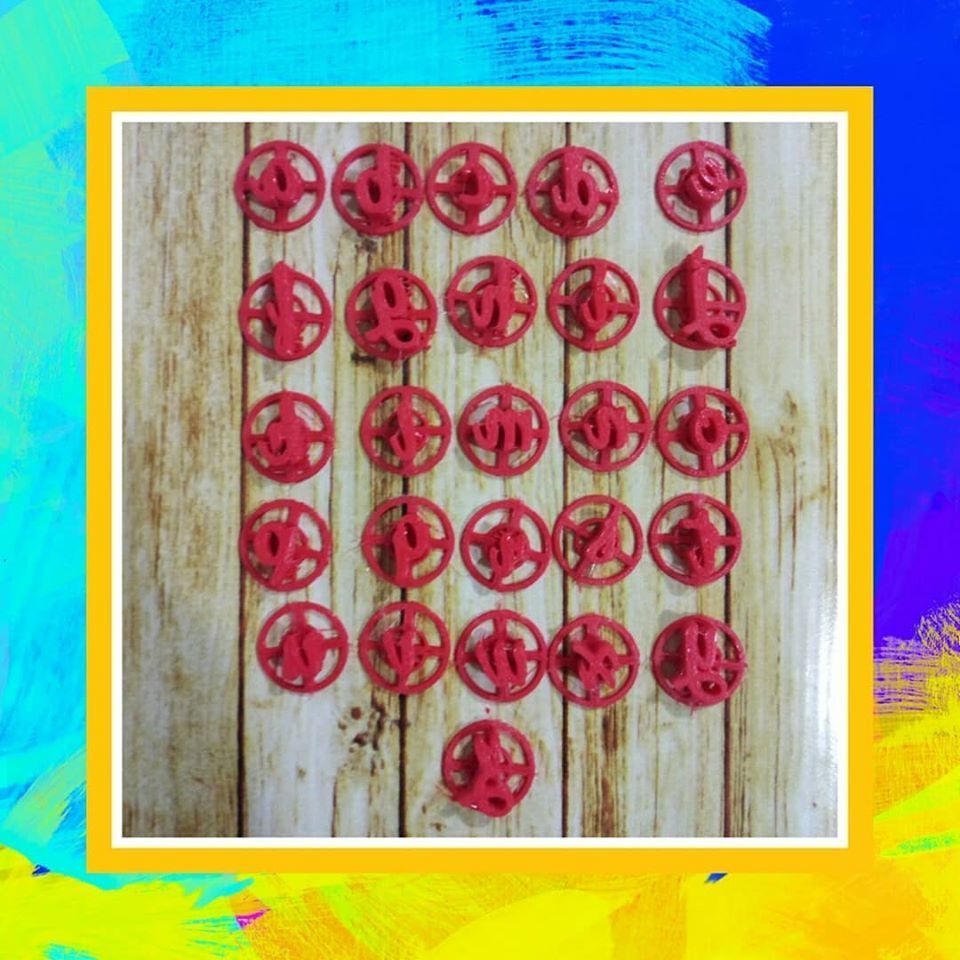 Файл 3D Bookmark , letters, numbers, Fondant 🔖・Модель 3D-принтера для ...