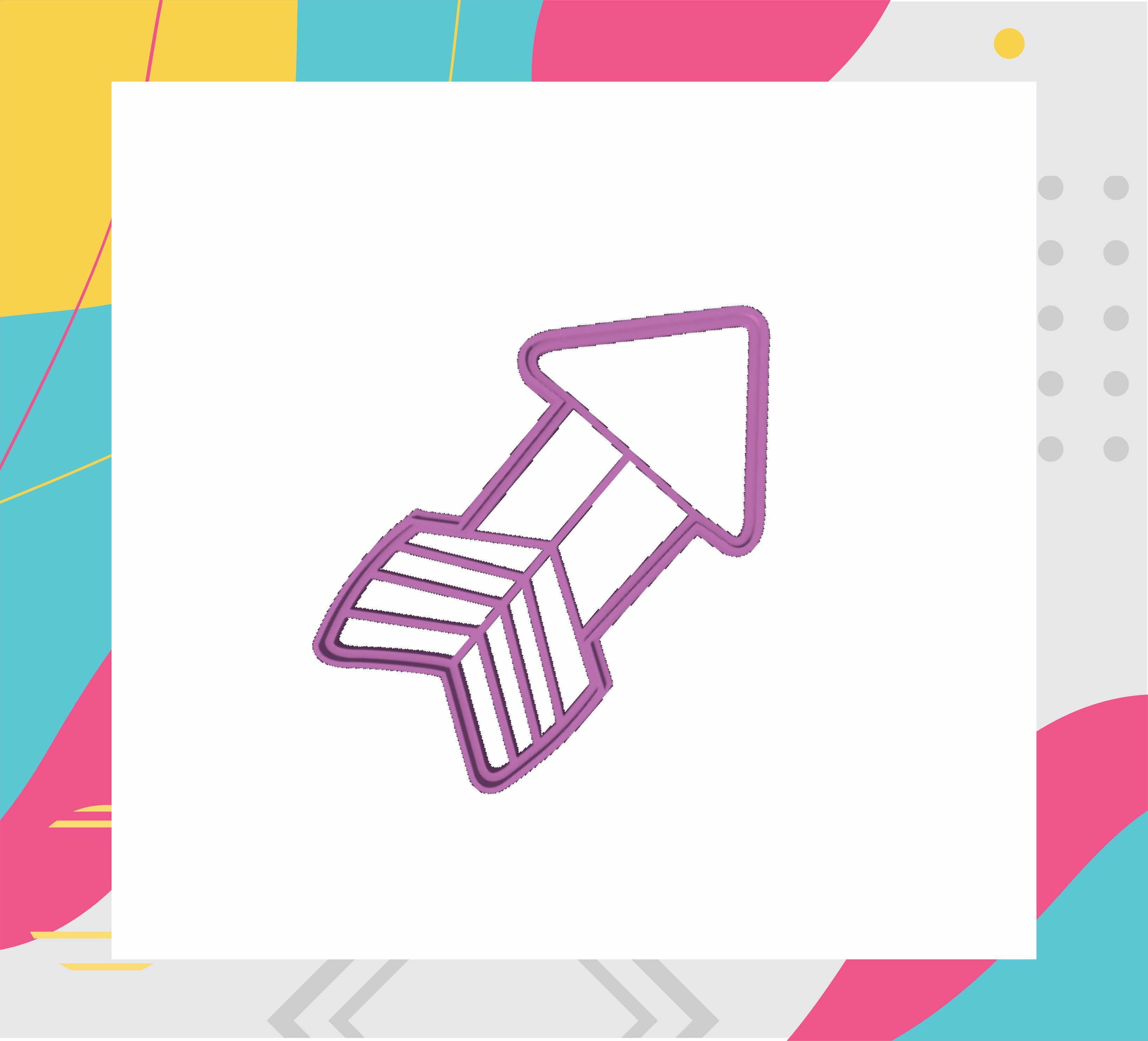 STL file ARROW- COOKIE CUTTER- ARROW - CUTTING・3D print model to ...