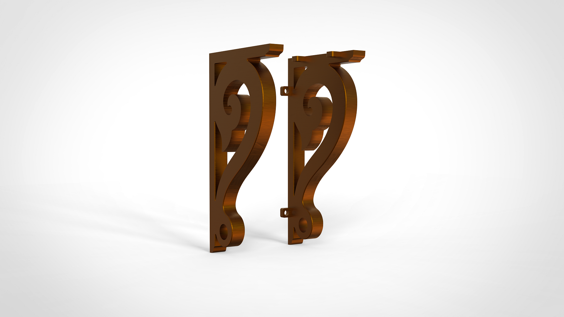 Free STL file shelf bracket / wall bracket 📚・Design to download and 3D ...
