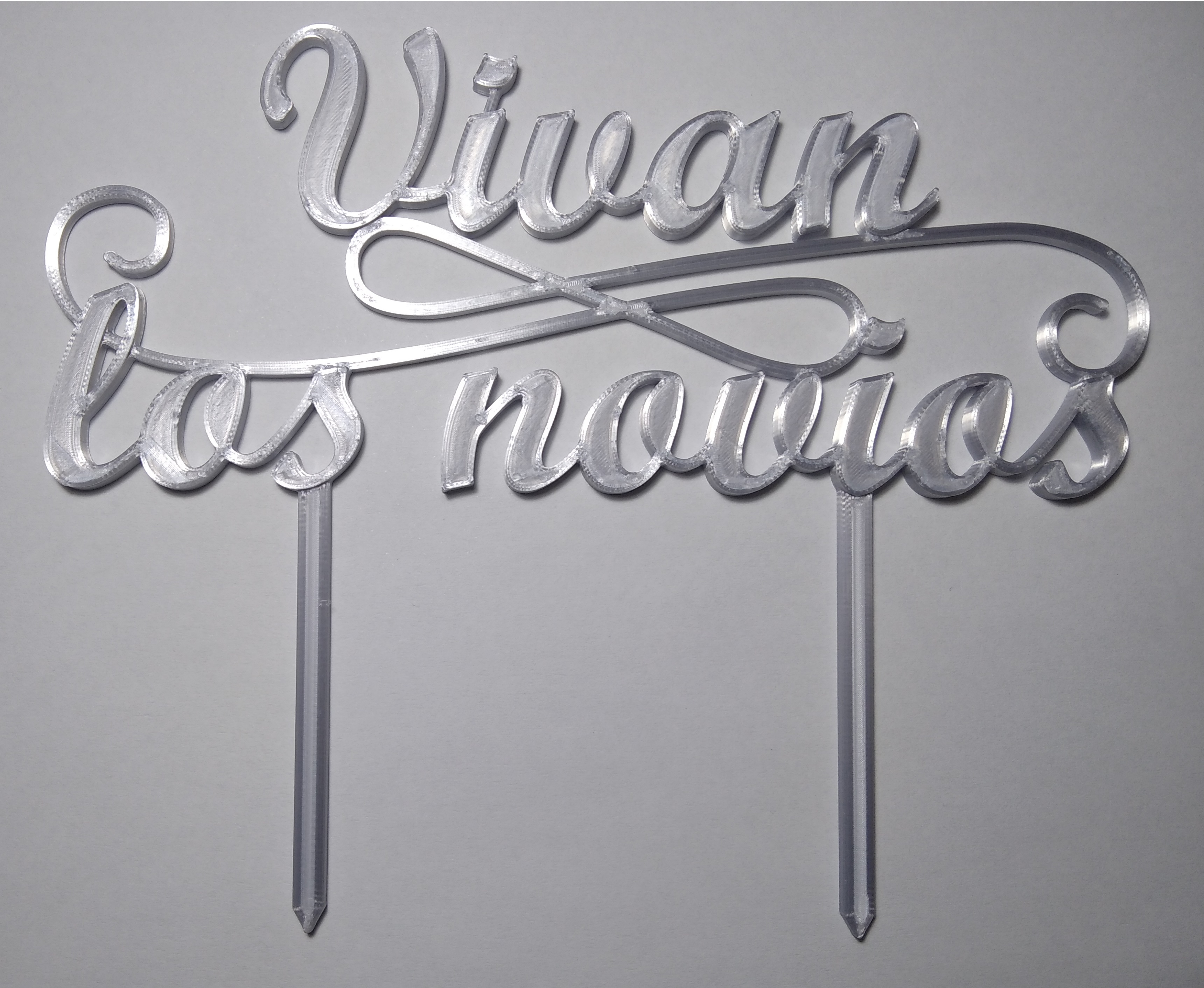 Файл STL Long live the bride and groom 🍰・Шаблон для загрузки и 3D ...