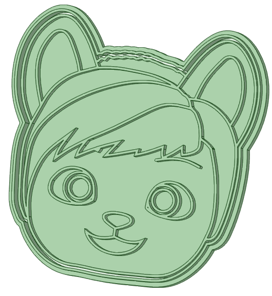 STL file Alexia Vip pet pet face cookie cutter 🍪・3D printable model to ...