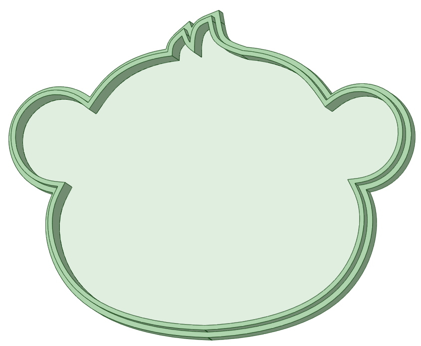 Fichier STL Emporte-pièce Selva Monkey avec contour et tampon 🐒・Design ...