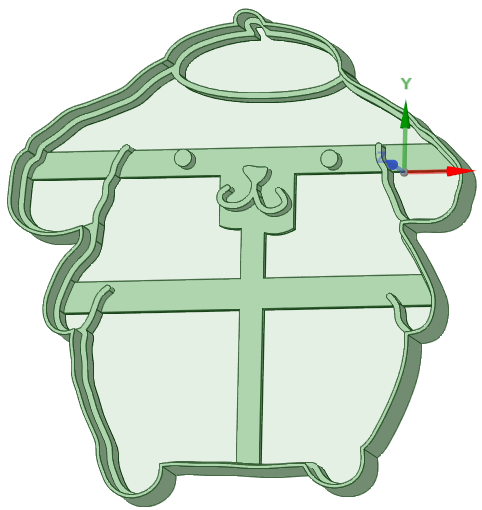 STL file Pom Pom Purin stopped cookie cutter 🍪・3D printable model to ...