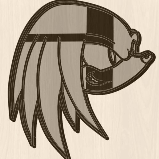 Download STL file Knuckles Sonic cookie cutter • 3D printable template ...