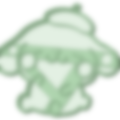 Download STL file Pom Pom Purin baby cookie cutter • 3D printing object ...