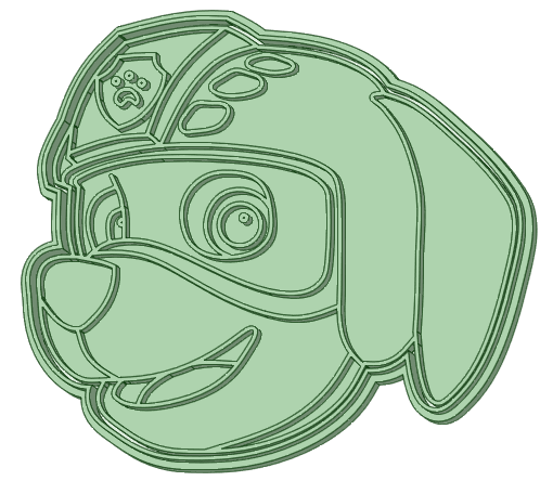 STL file Zuma Paw Patrol cookie cutter・3D print model to download・Cults