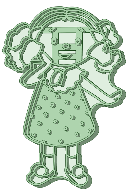 STL file Loopy Loo cookie cutter Andy Pandy 🍪・3D printable model to ...