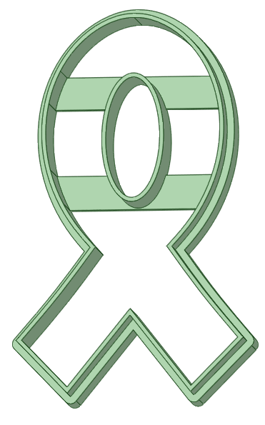 STL file Ribbons 50 / 70 mm cookie cutter・3D printer design to download ...