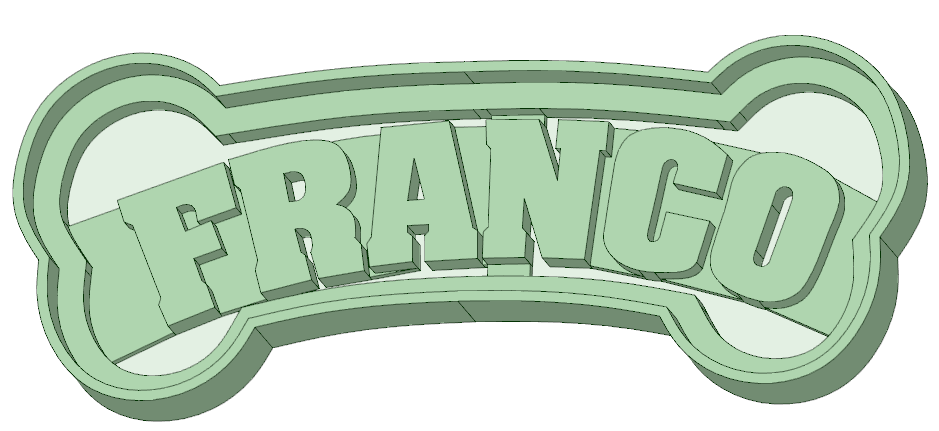 Archivo STL Franco cookie cutter・Plan imprimible en 3D para descargar・Cults