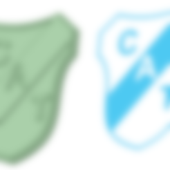 Download STL file Temperley Athletic Club Shield • 3D printing template ...