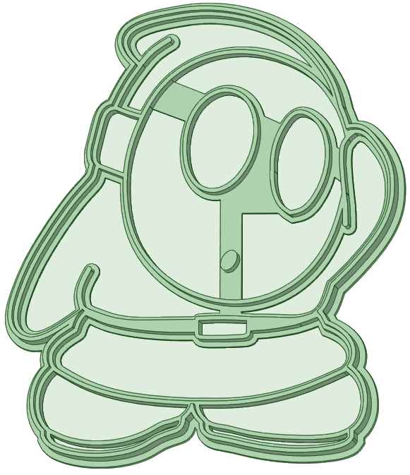 STL-Datei Shy Guy cookie cutter 🍪・3D-druckbares Modell zum ...