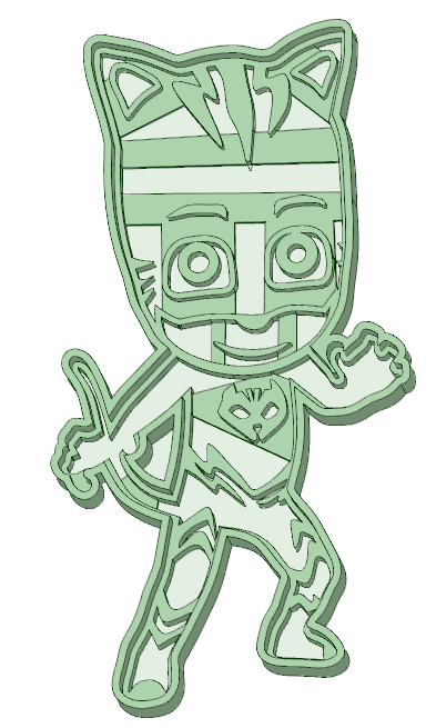STL file Catboy cookie cutter・3D printer model to download・Cults