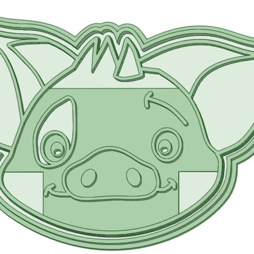 Télécharger fichier STL Pua Moana moule à biscuits • Objet pour ...