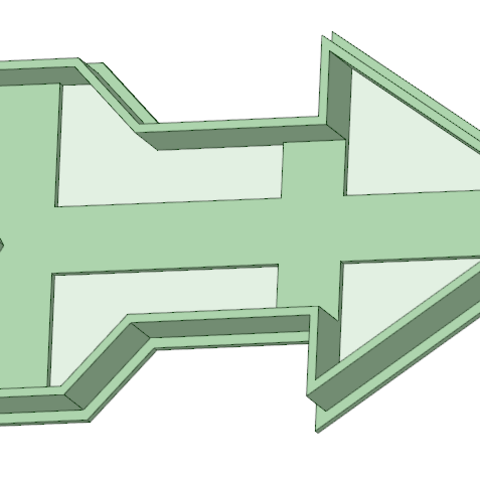Download STL file Arrow 1 cookie cutter ・ Cults