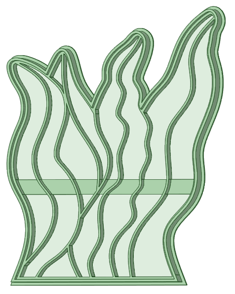 STL file Seaweed cookie cutter・3D printer model to download・Cults