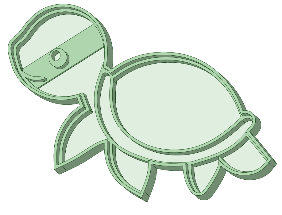 STL file Baby sea turtle cookie cutter・Model to download and 3D print・Cults