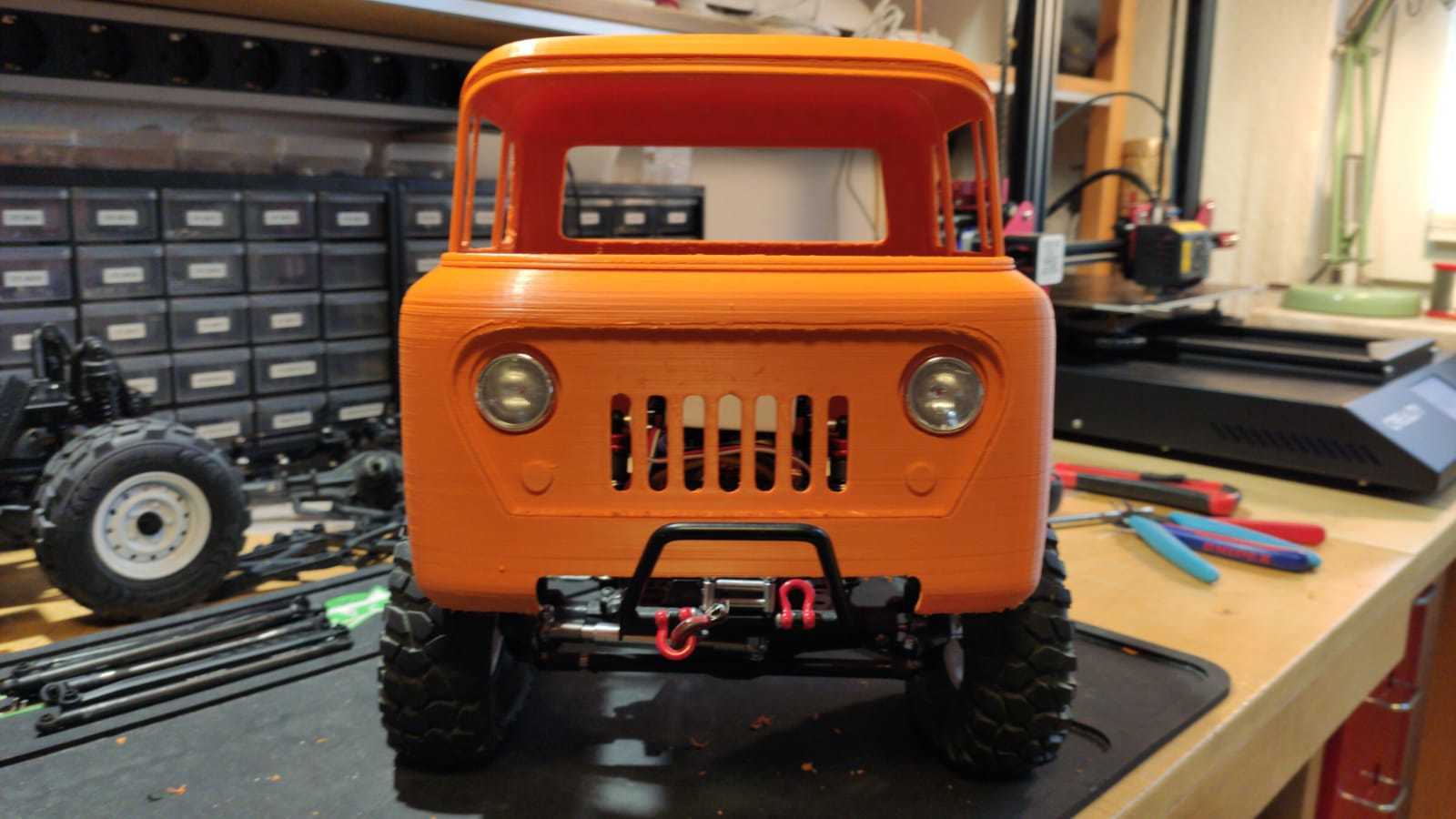 STL file RC BODY Jeep Mighty FC150 for Axial SCX 1/10 🐚・Design to ...