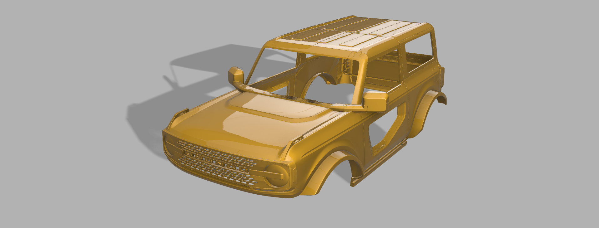 3D file Ford Bronco 2021 🚙・3D print object to download・Cults